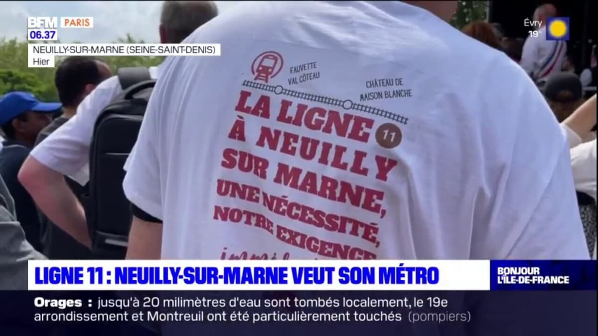 Neuilly-sur-Marne veut inscrire son nom sur le tracé de la ligne 11 du ...
