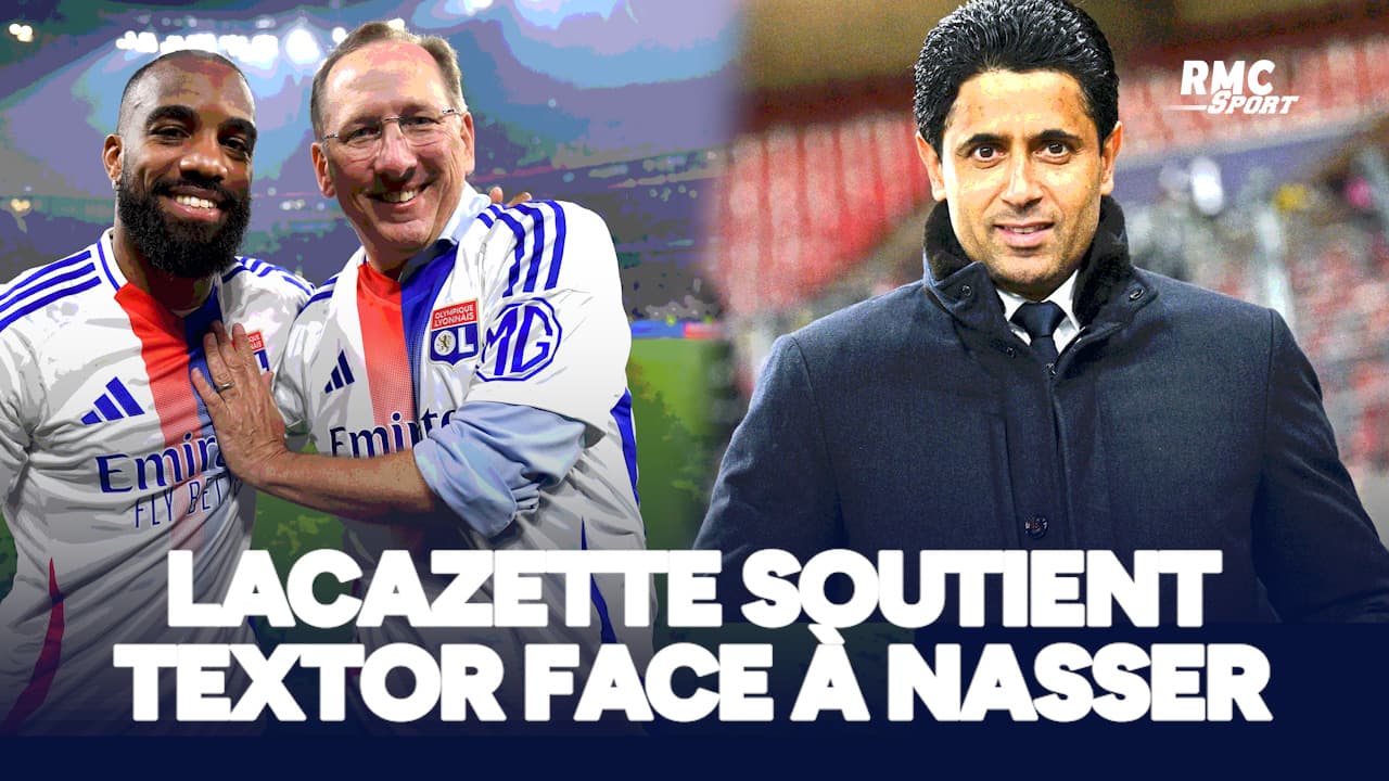 OL-PSG : "C'est bien qu'il soit fort dans ses convictions", Lacazette soutient Textor face à al ...