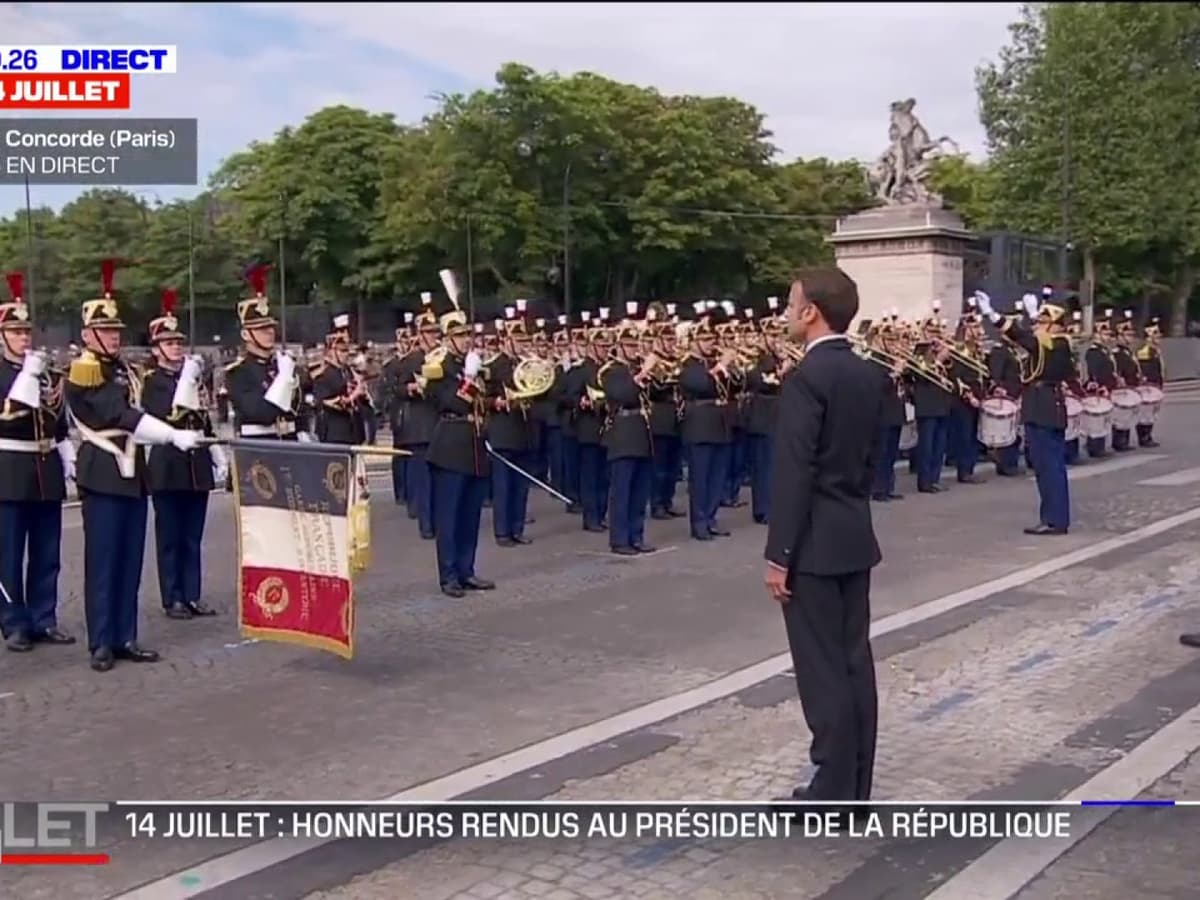 14-Juillet: Emmanuel Macron salue "l'engagement" des militaires