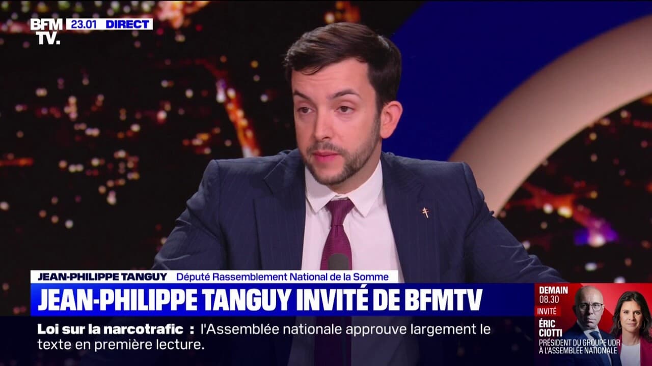 Procès RN: Jean-Philippe Tanguy (RN) s'est "félicité" du communiqué de ...