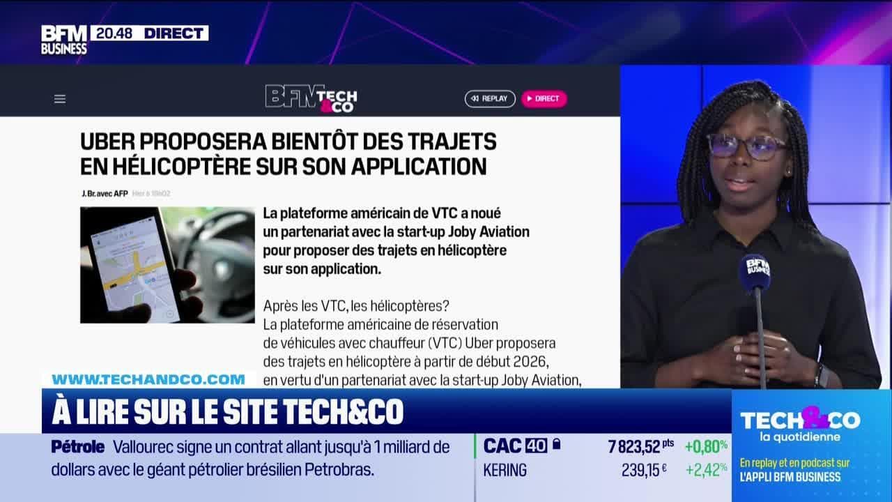 À lire sur le site Tech&Co : Uber proposera bientôt des trajets en hélicoptère sur son ...