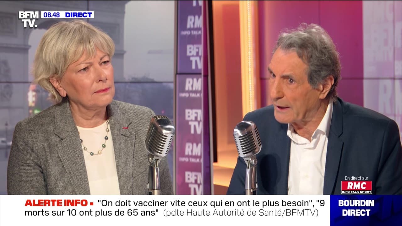 Dominique Le Guludec face à Jean-Jacques Bourdin en direct - 04/01