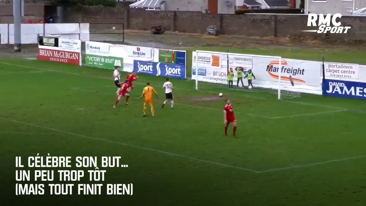 Il célèbre son but... un peu trop tôt (mais tout finit bien)