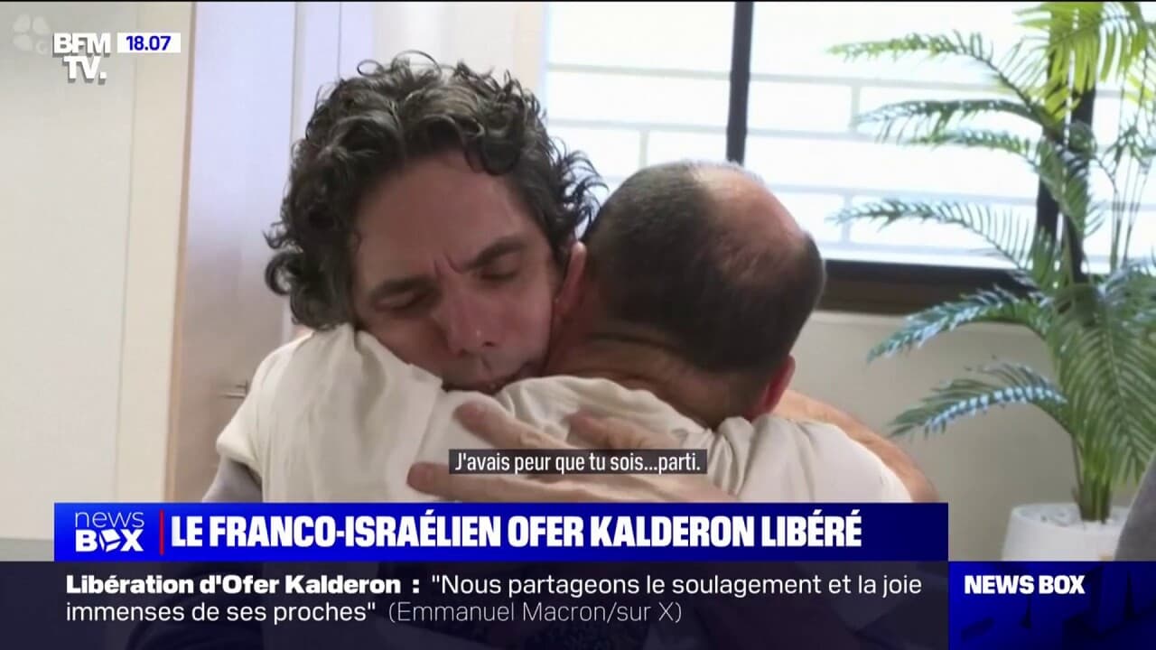Israël: les retrouvailles poignantes d'Ofer Kalderon avec sa famille ...