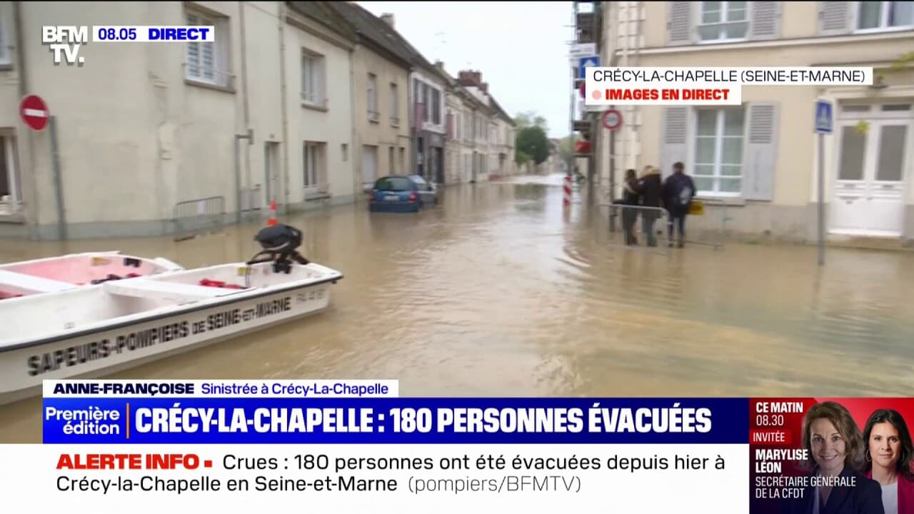 Inondations: 180 personnes ont été évacuées du centre-ville de Crécy-la ...