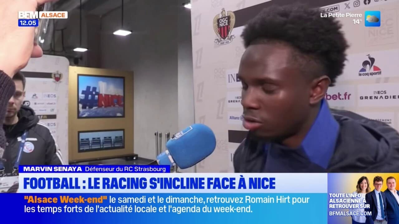 Football : le Racing s’incline face à Nice