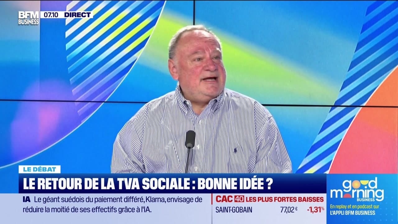 Nicolas Doze face à Jean-Marc Daniel : Le retour de la TVA sociale ...
