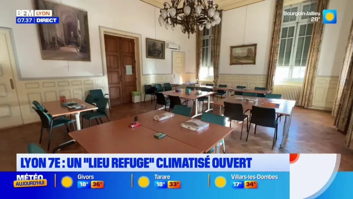 Lyon 7ème : Un "lieu refuge" climatisé ouvert pour les habitants