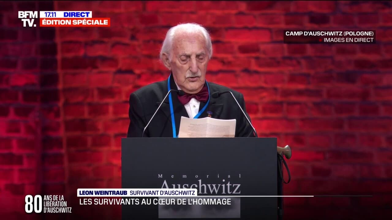 Leon Weintraub (survivant d'Auschwitz): "J'invite la nouvelle ...