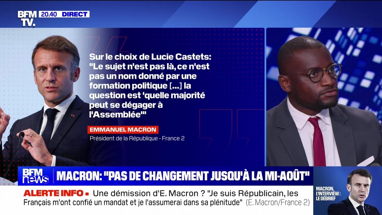 Macron : "Pas de changement jusqu'à la mi-août" - 23/07