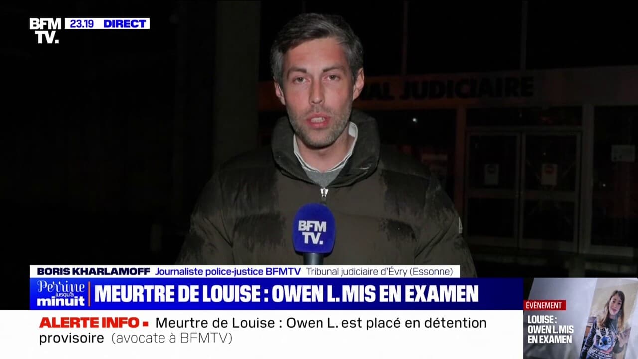 Meurtre de Louise: Owen L. placé en détention provisoire, sa petite ...