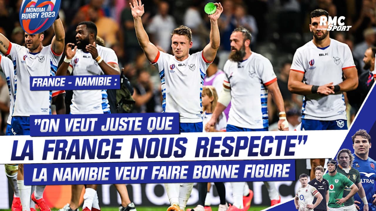France - Namibie : "On veut juste que la France nous respecte" la Namibie veut faire bonne figure