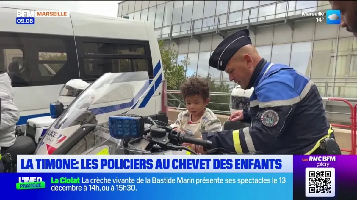 La Timone : les policiers au chevet des enfants