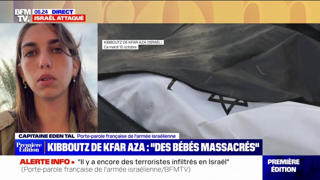 Attaque dans deux kibboutz: une porte-parole de l'armée israélienne ...