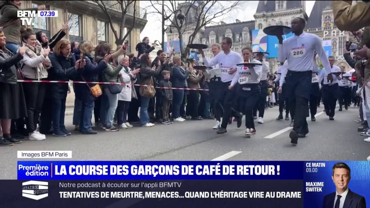Le grand retour de la course des garçons de café à Paris, après 13 ans ...