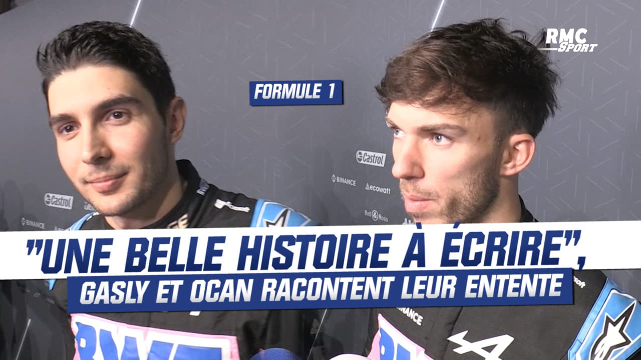 Formule 1 : "Une belle histoire à écrire ensemble", Gasly et Ocon ...