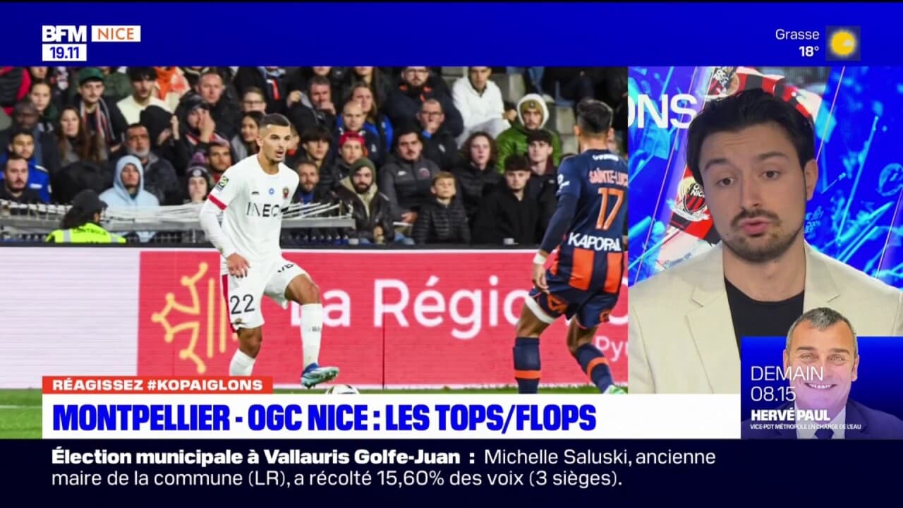 OGC Nice: quels sont les tops et les flops du match nul face à Montpellier?