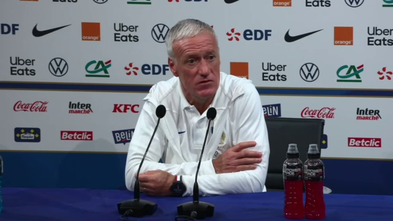 Didier Deschamps explique le choix d'Axel Disasi pour remplacer Presnel ...