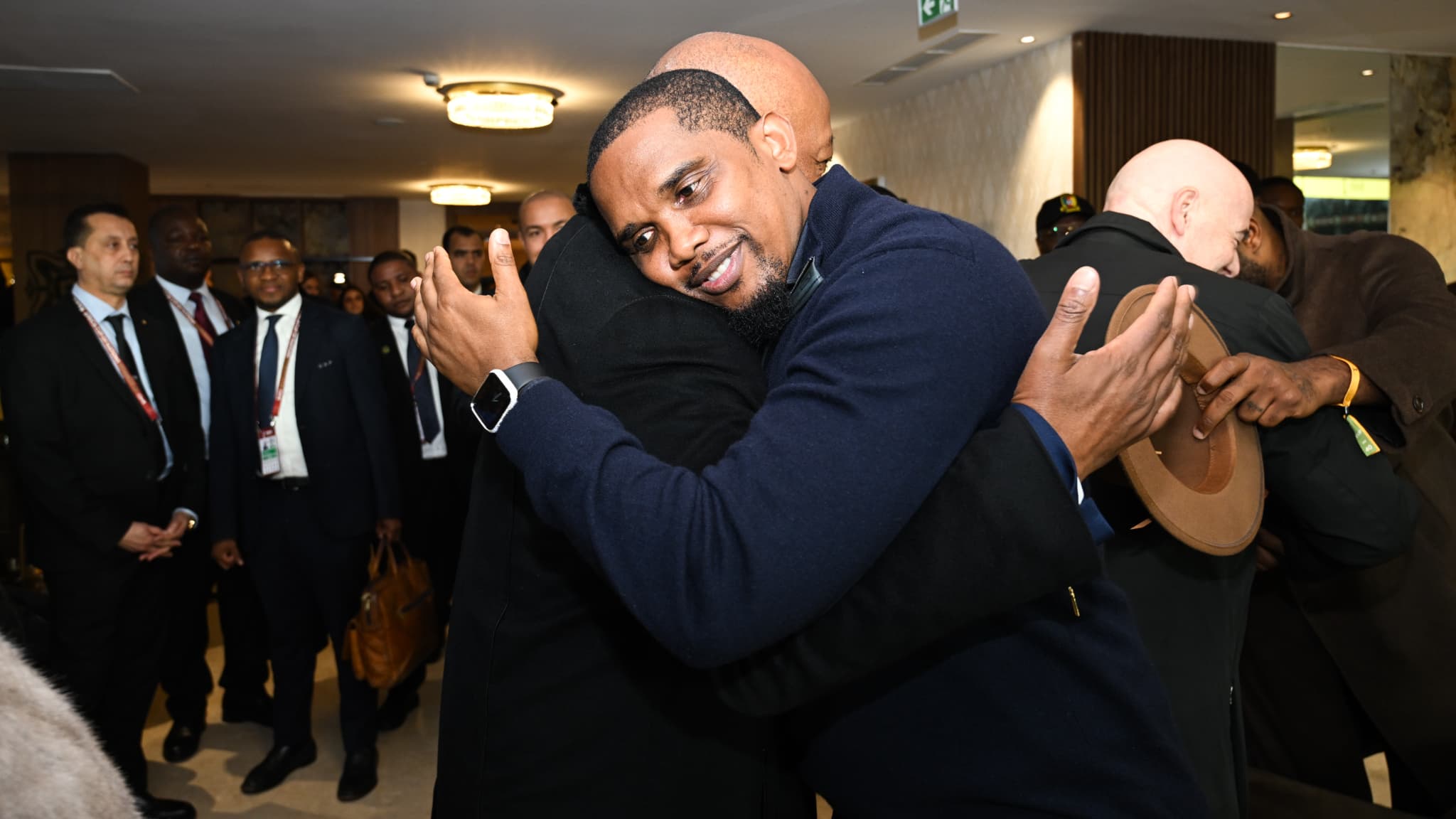 "La prochaine CAN, on vient pour la gagner": le discours enflammé d'Eto ...