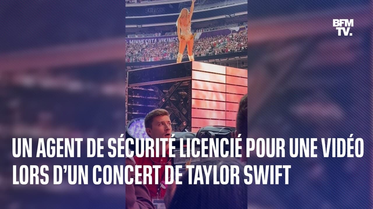 Un agent de sécurité licencié pour une vidéo lors d’un concert de ...