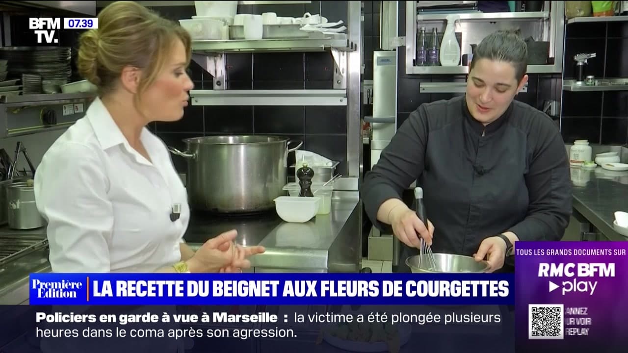 Ma recette avec un chef : Beignet aux fleurs de courges - 20/07