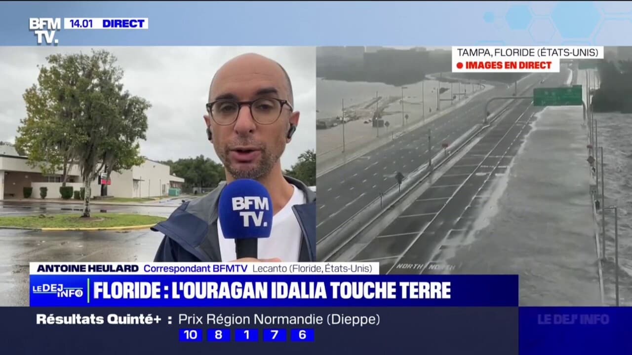 Floride: l'ouragan Idalia touche terre