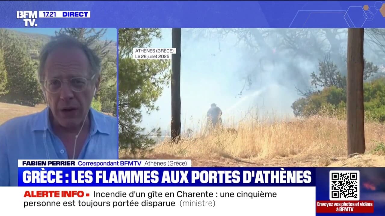 Incendie proche d'Athènes: le feu a été circonscrit par les pompiers ...