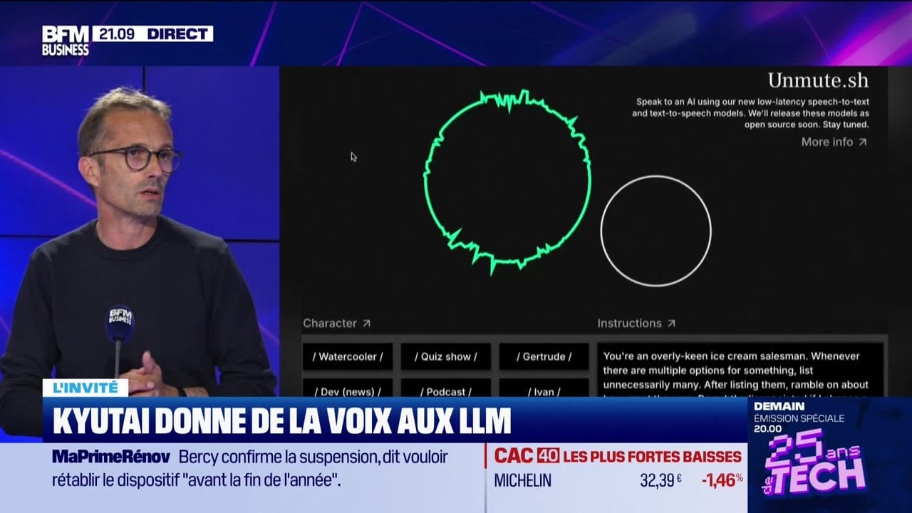 Patrick Pérez (Kyutai) : Avec Unmute, Kyutai donne de la voix aux LLM - 04/06