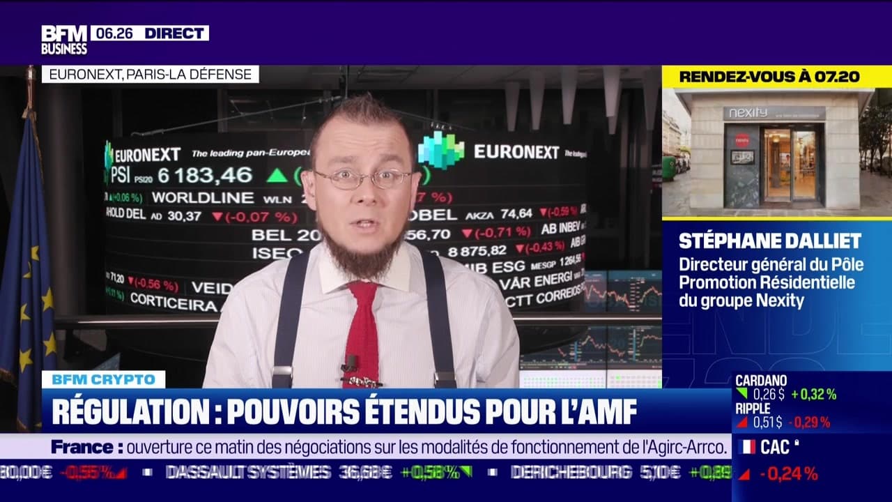BFM Crypto : Régulation, pouvoirs étendus pour l'AMF - 05/09