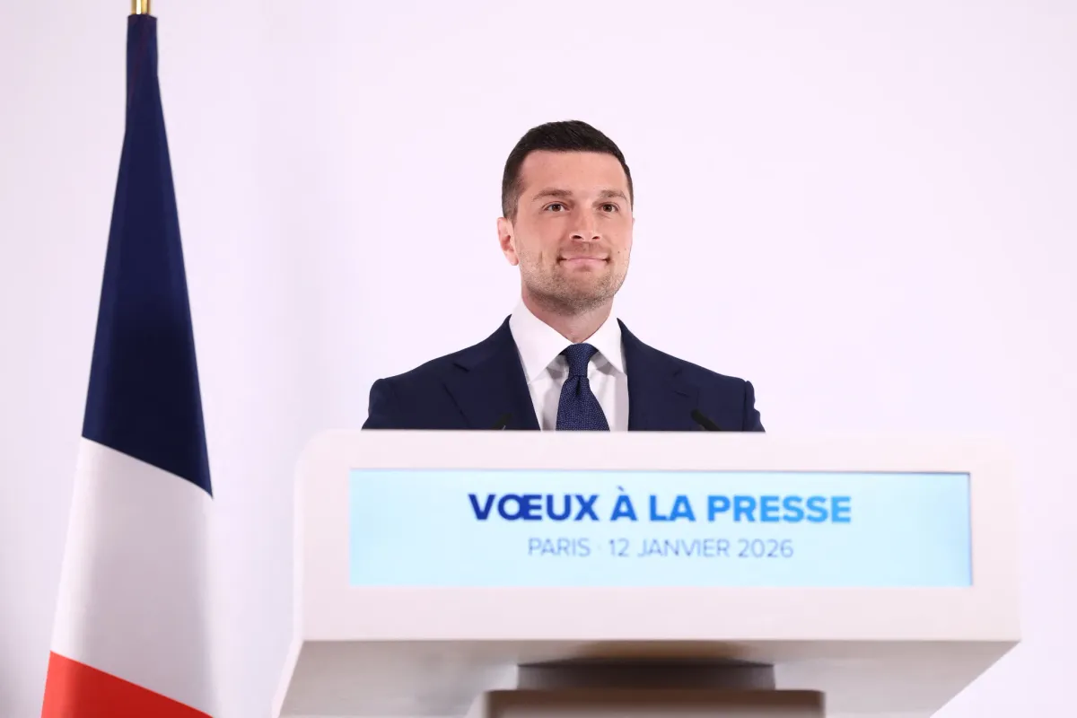 Jordan Bardella a présenté ses vœux à la presse à la veille du début du ...