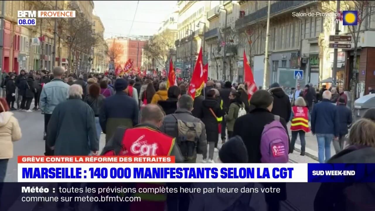 Manifestation du 11 février: 140.000 manifestants à Marseille selon l ... Manifestation du 11 février: 140.000 manifestants à Marseille selon l ...