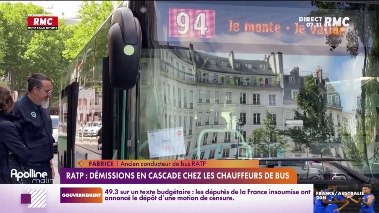 RATP: démissions en cascade chez les chauffeurs de bus