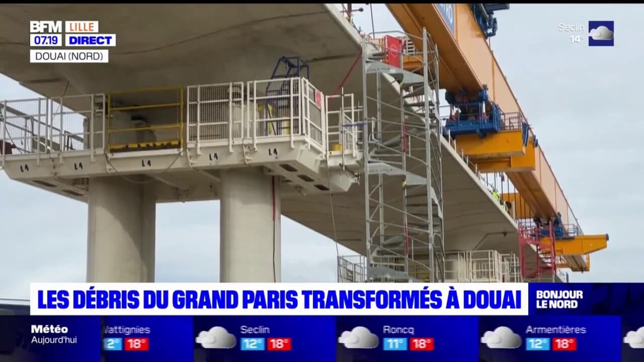Nord: les débris du Grand Paris transformés à Douai