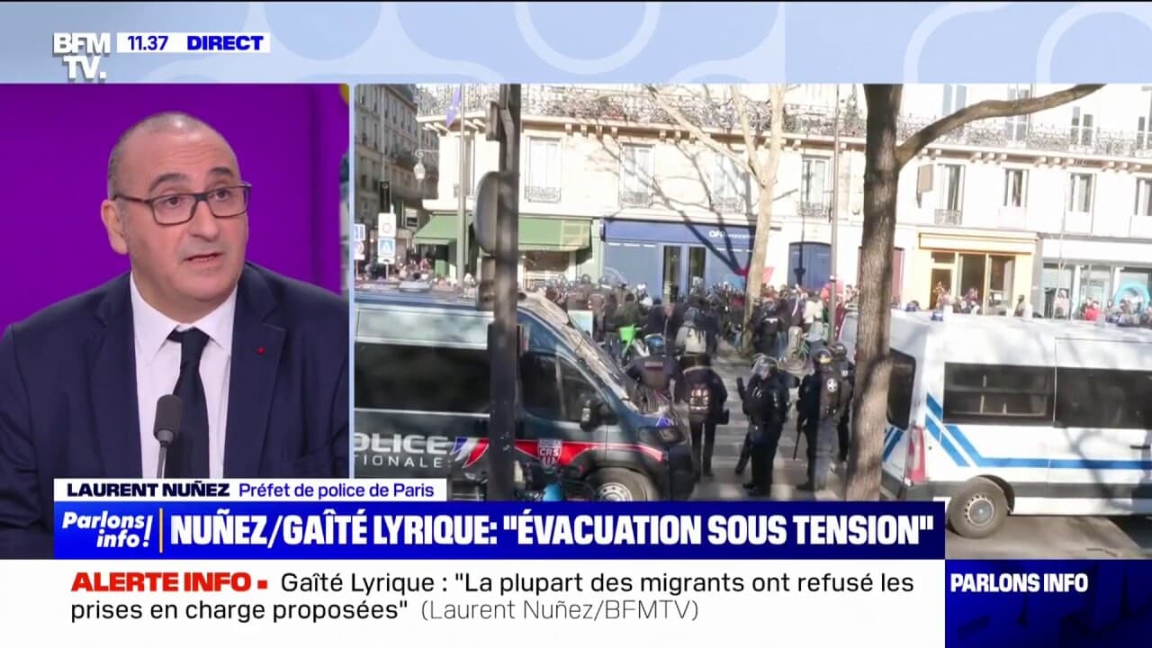 Évacuation de la Gaîté lyrique: "Nous avons réalisé 46 interpellations ...