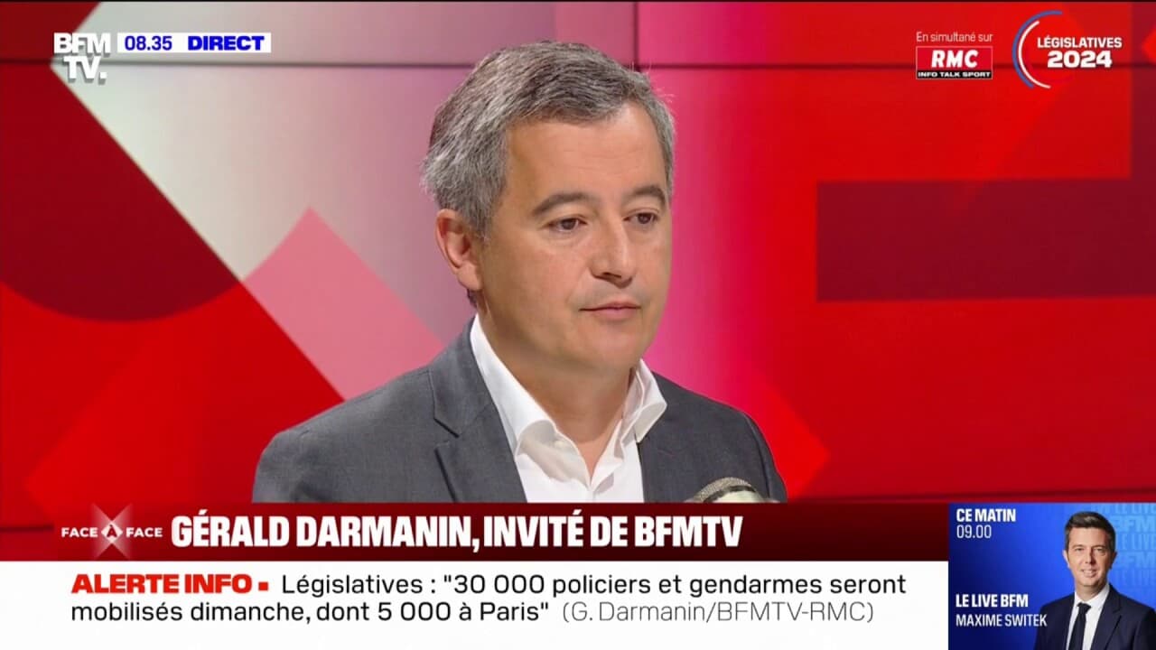 Gérald Darmanin: "Si le président de la République me demande de rester ...