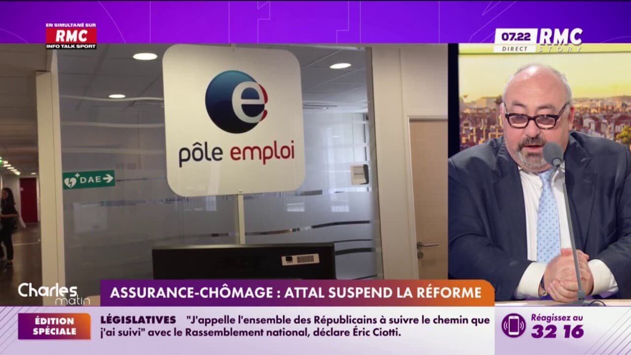 Assurance-chômage : Gabriel Attal suspend la réforme