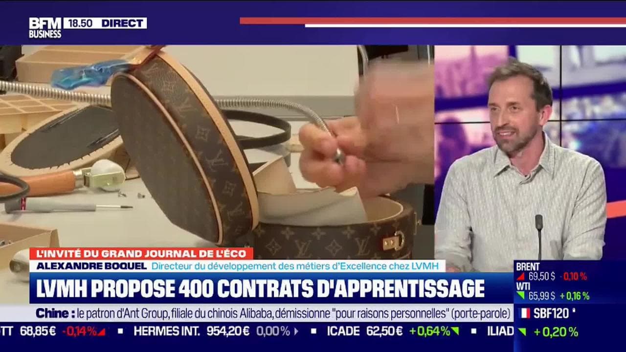 Alexandre Boquel (LVMH) : LVMH propose 400 contrats d'apprentissage - 12/03
