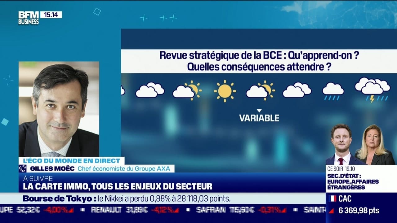 Gilles Moëc (Groupe Axa): Que retenir de la revue stratégique de la BCE ...