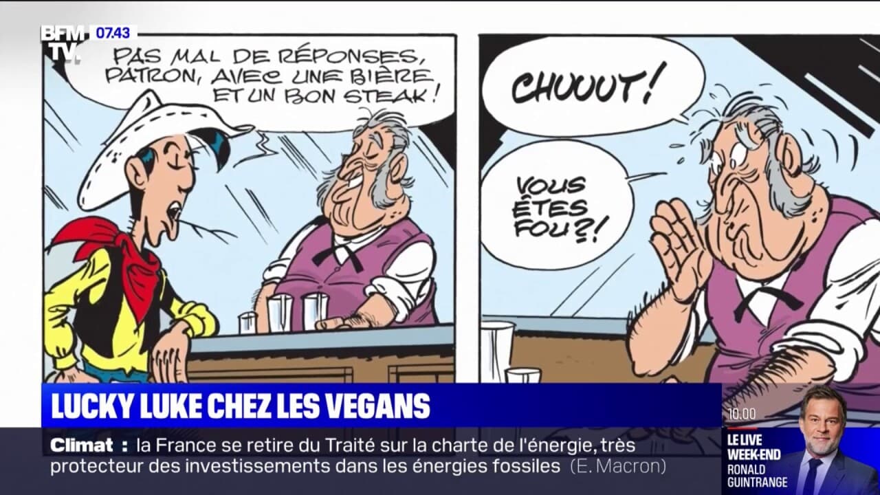 Sortie de "L'arche de Rantanplan": Lucky Luke chez les végans