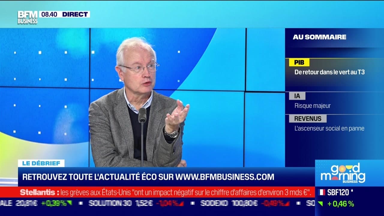 Le débrief de la matinale : Le PIB tout juste dans le vert au T3 - 31/10