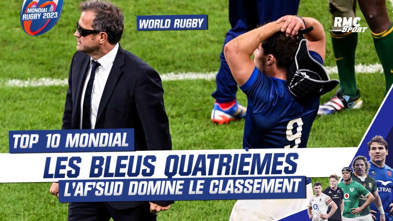 XV de France : Les Bleus perdent deux places (4e), le Top 10 du rugby ...