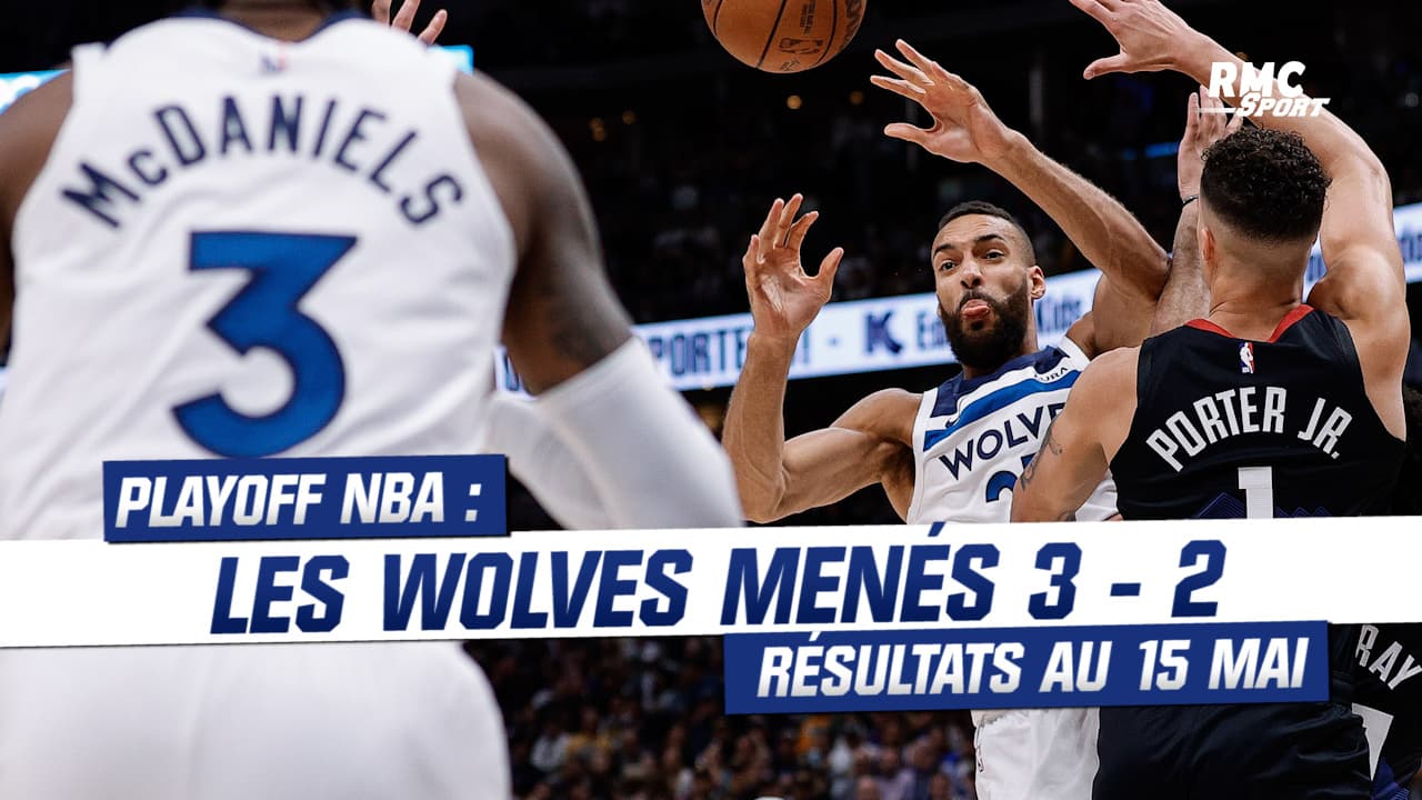 Playoffs NBA : Les Wolves de Gobert proches de la sortie, résultats au ...