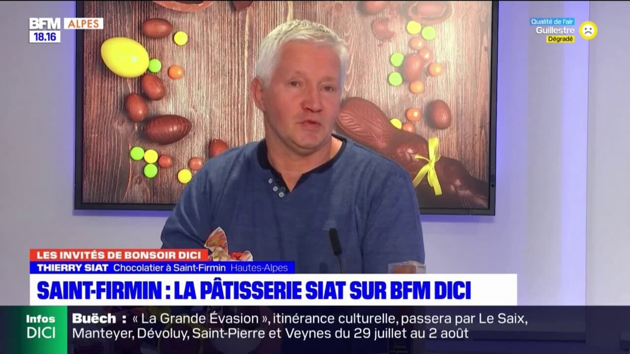 Saint-Firmin-en-Valgaudemar: la pâtisserie Siat sur BFM DICI avant Pâques