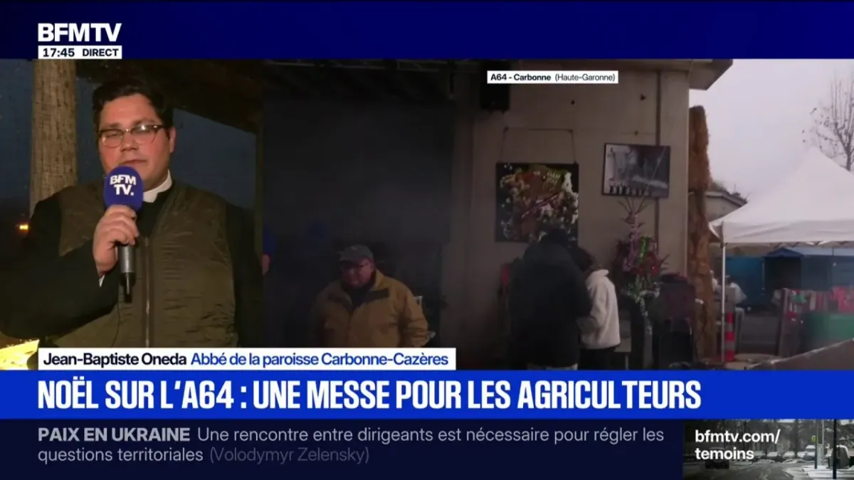 Noël sur l'A64: "Ce combat me tient à cœur", explique l'abbé de la ...