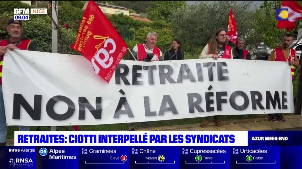 Alpes-Maritimes: Éric Ciotti interpellé par la CGT à Levens sur la ...