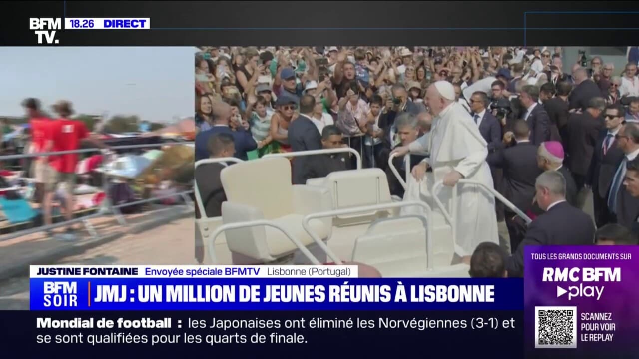 JMJ au Portugal: le pape François de retour à Lisbonne après une escale ...