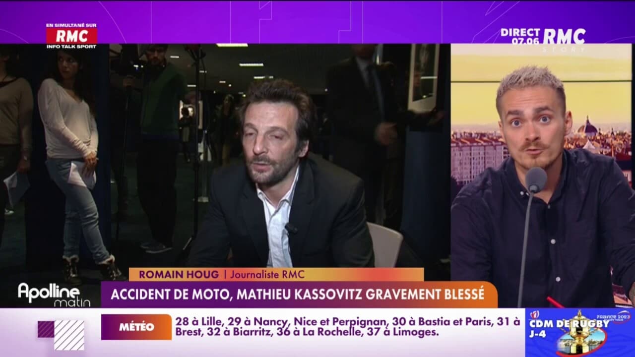 Accident de moto, Mathieu Kassovitz gravement blessé
