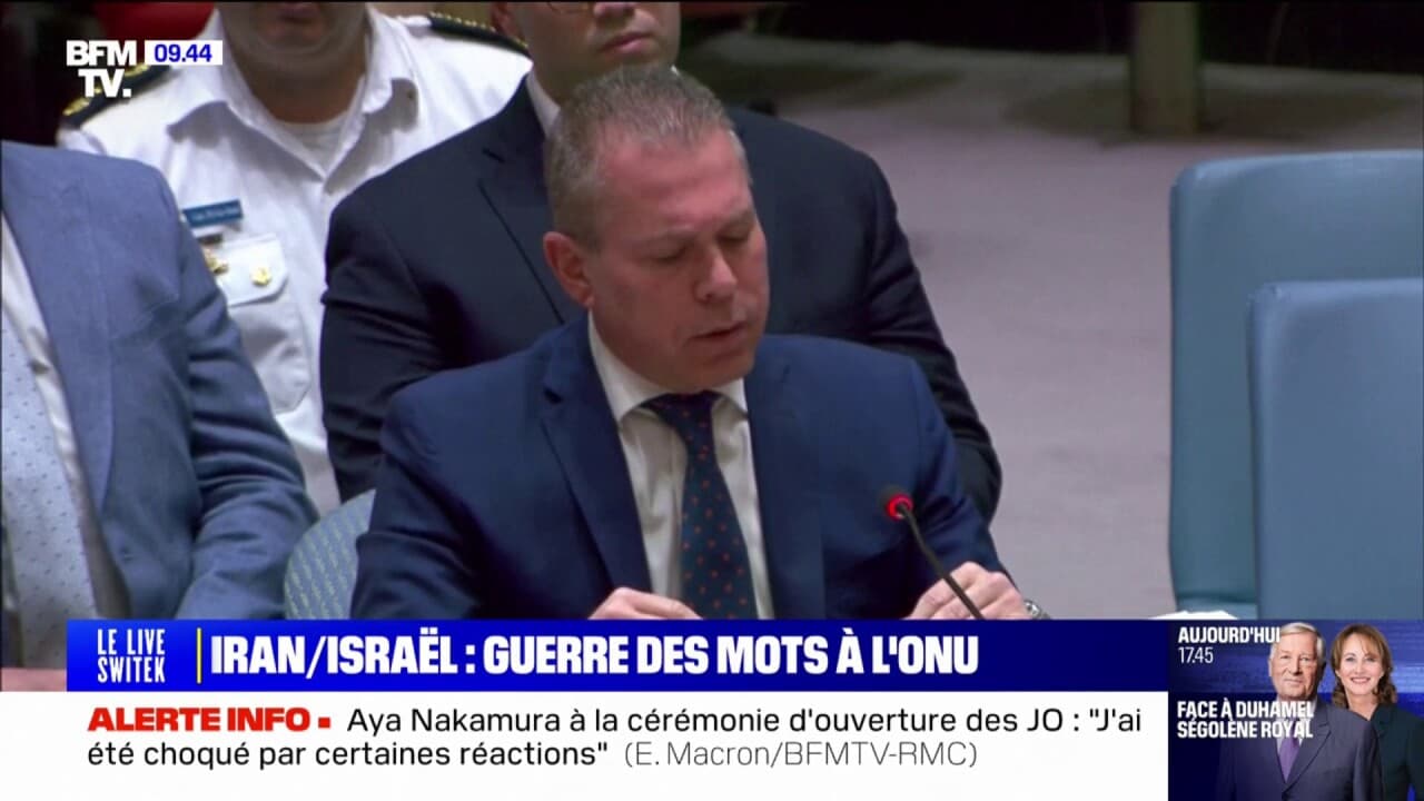 Gilad Erdan (ambassadeur israélien aux Nations Unies): "Cette attaque a ...