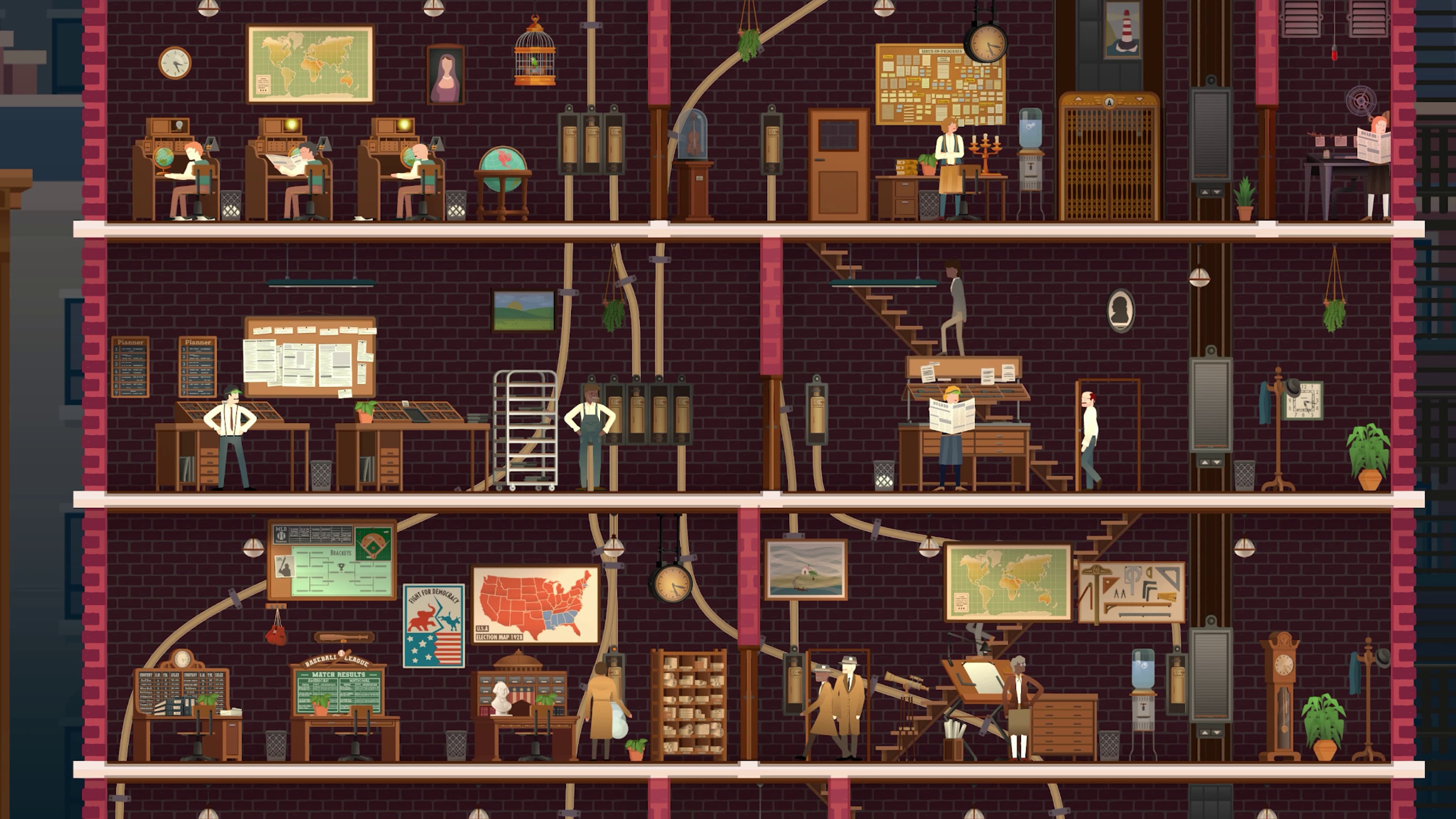 News Tower: le jeu de gestion à l’ambiance impeccable qui vous met face ...