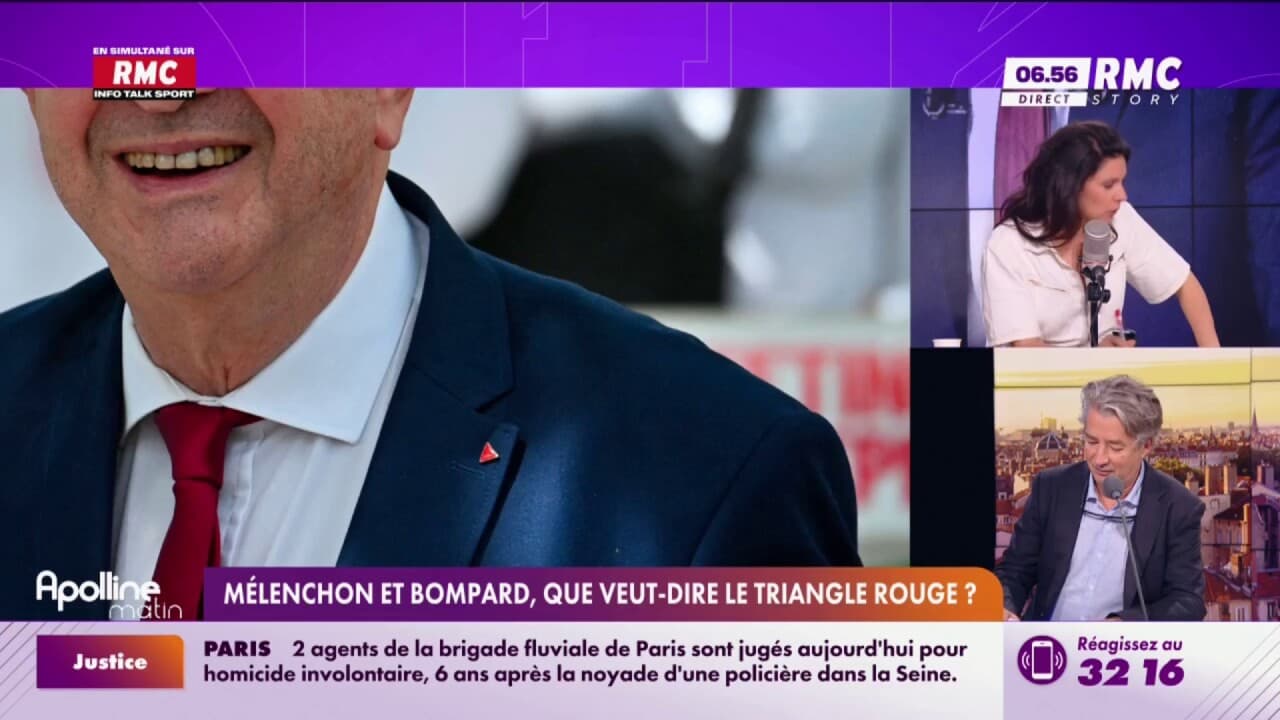Législatives : Mélenchon et Bompard, que veut dire le triangle rouge